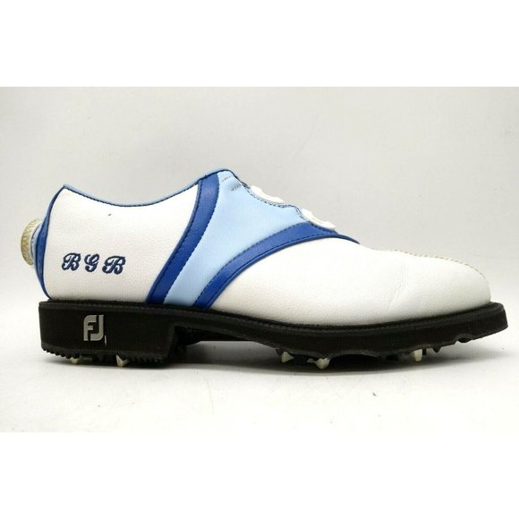 FootJoy | Shoes | Foot Joy Fj Icon Blue White Leather Adjustable Soft ...